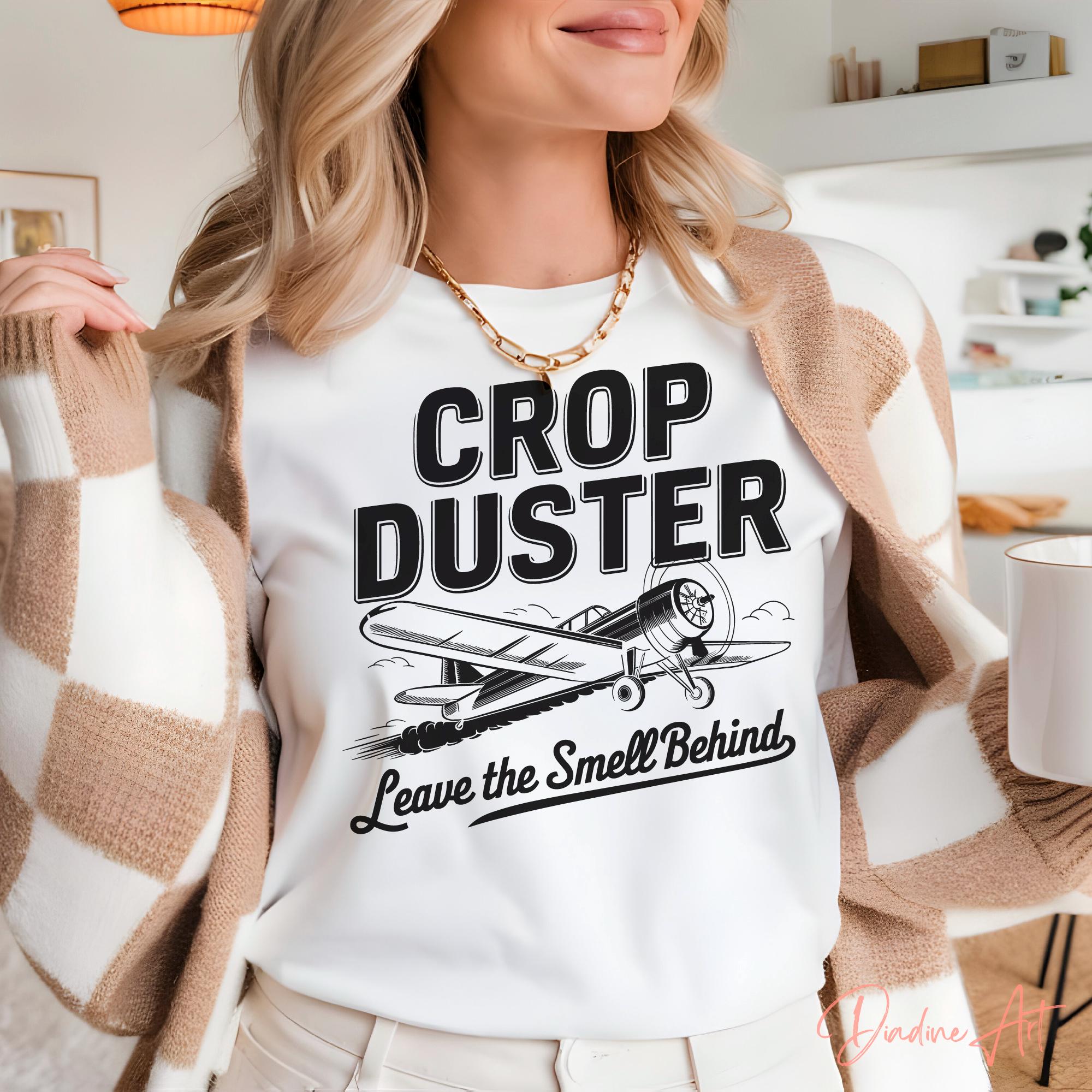 Crop Duster Funny Airplane Design SVG DXF Digital Files for Cricut and ...