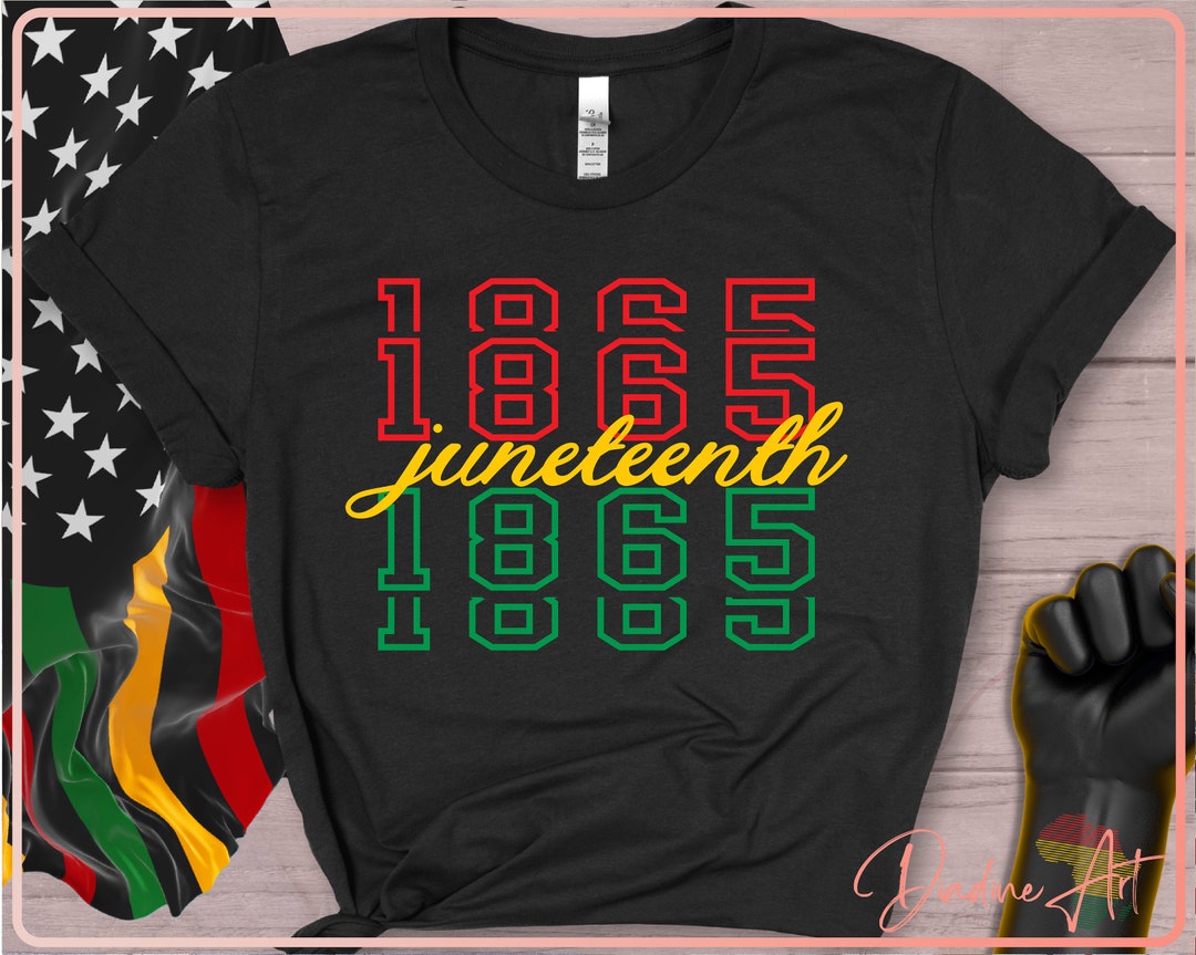 Juneteenth 1865 Freedom Day SVG PNG Emancipation Celebration Design ...