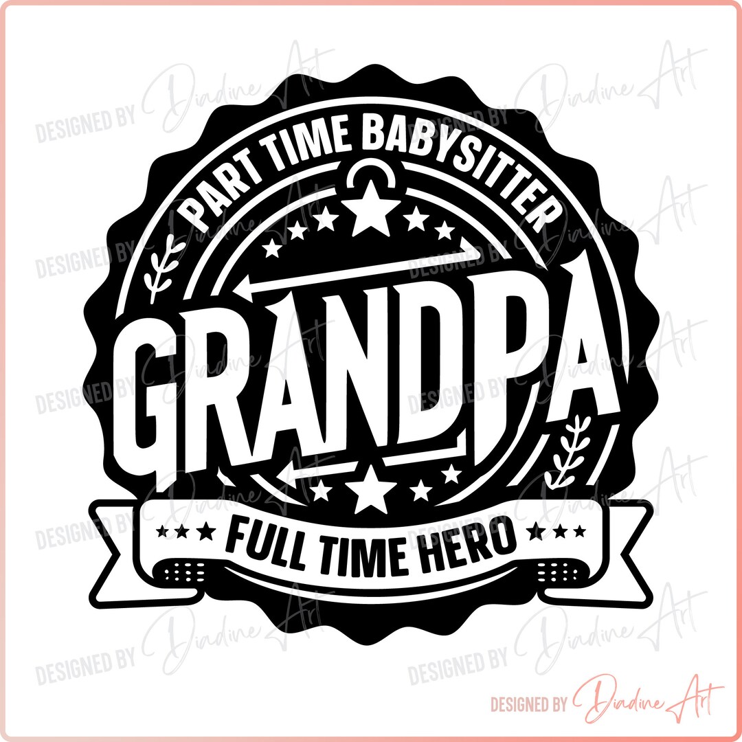 Proud Grandpa Shirt SVG PNG, Gift for Grandpa, Fathers Day Svg, Best ...