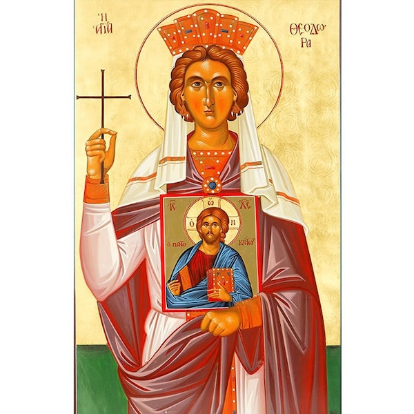 St. Theodora the Empress Icon - Etsy