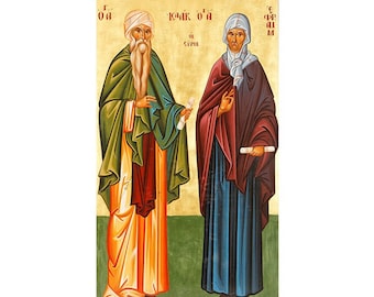 Saints Isaac the Syrian and Ephrem the Syrian Greek Orthodox Russian ...
