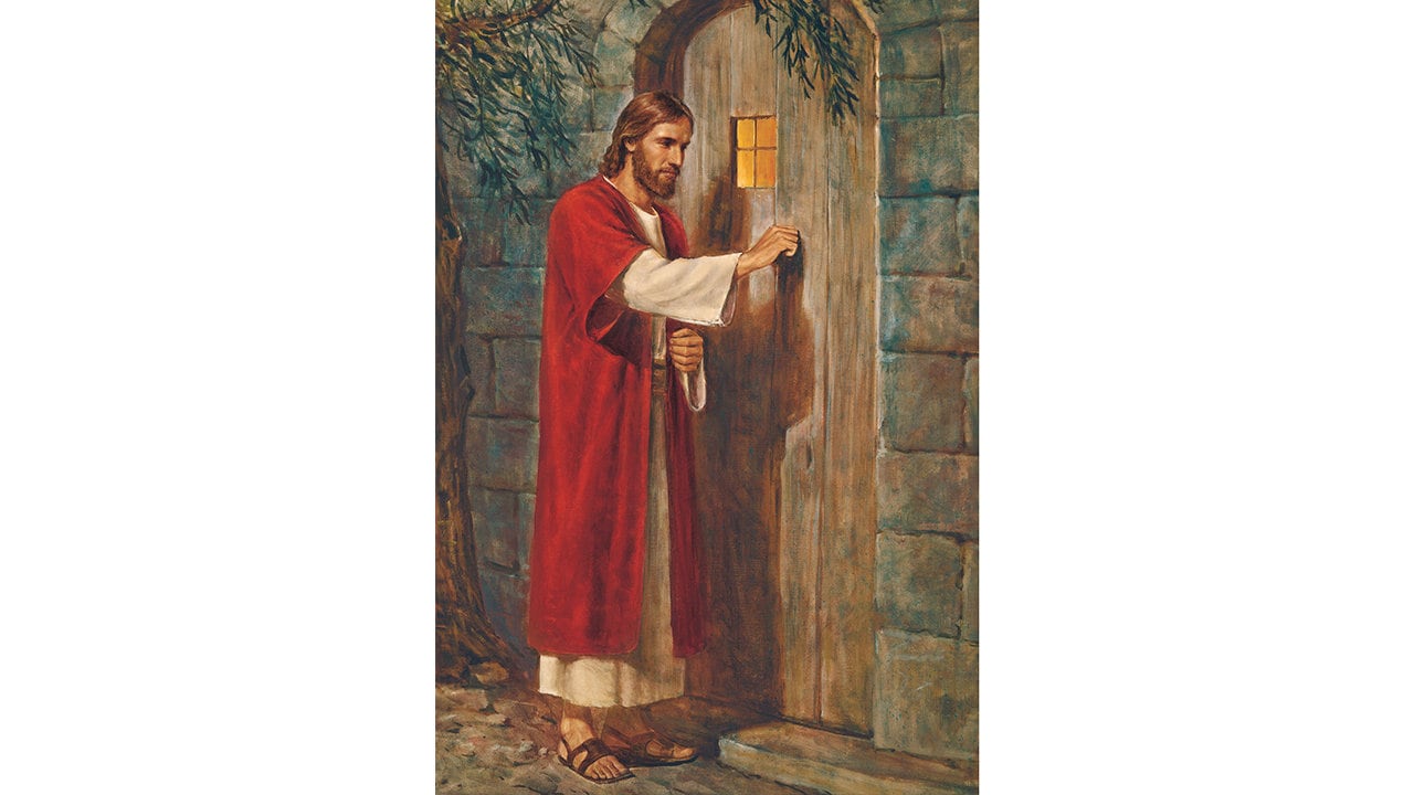 Jesus Knocking at the Door Icon, Open the Door to Christ, Jesus in Our ...