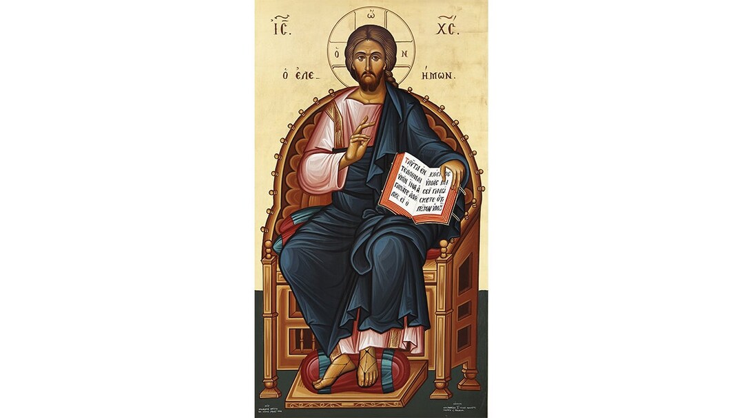 Jesus Christ Eleimon, Christ the Merciful Orthodox Icon, Jesus With the ...