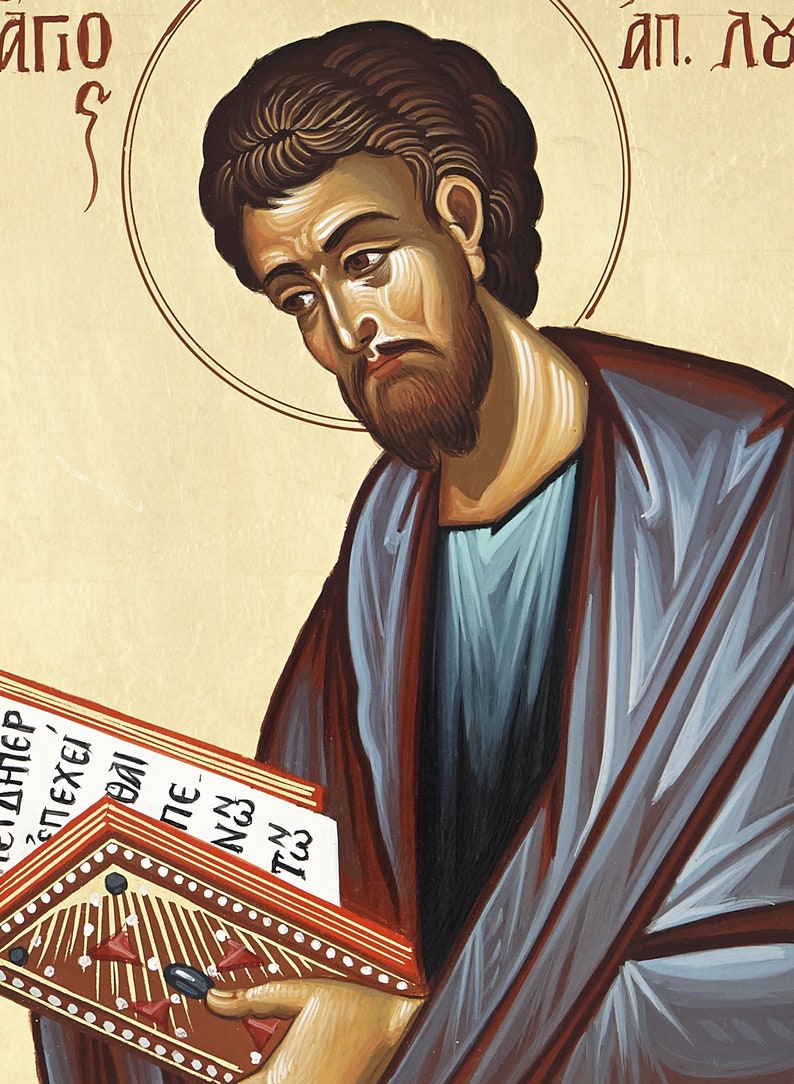 Saint Luke the Evangelist, Religious Icons, Luke the Apostle, Greek ...