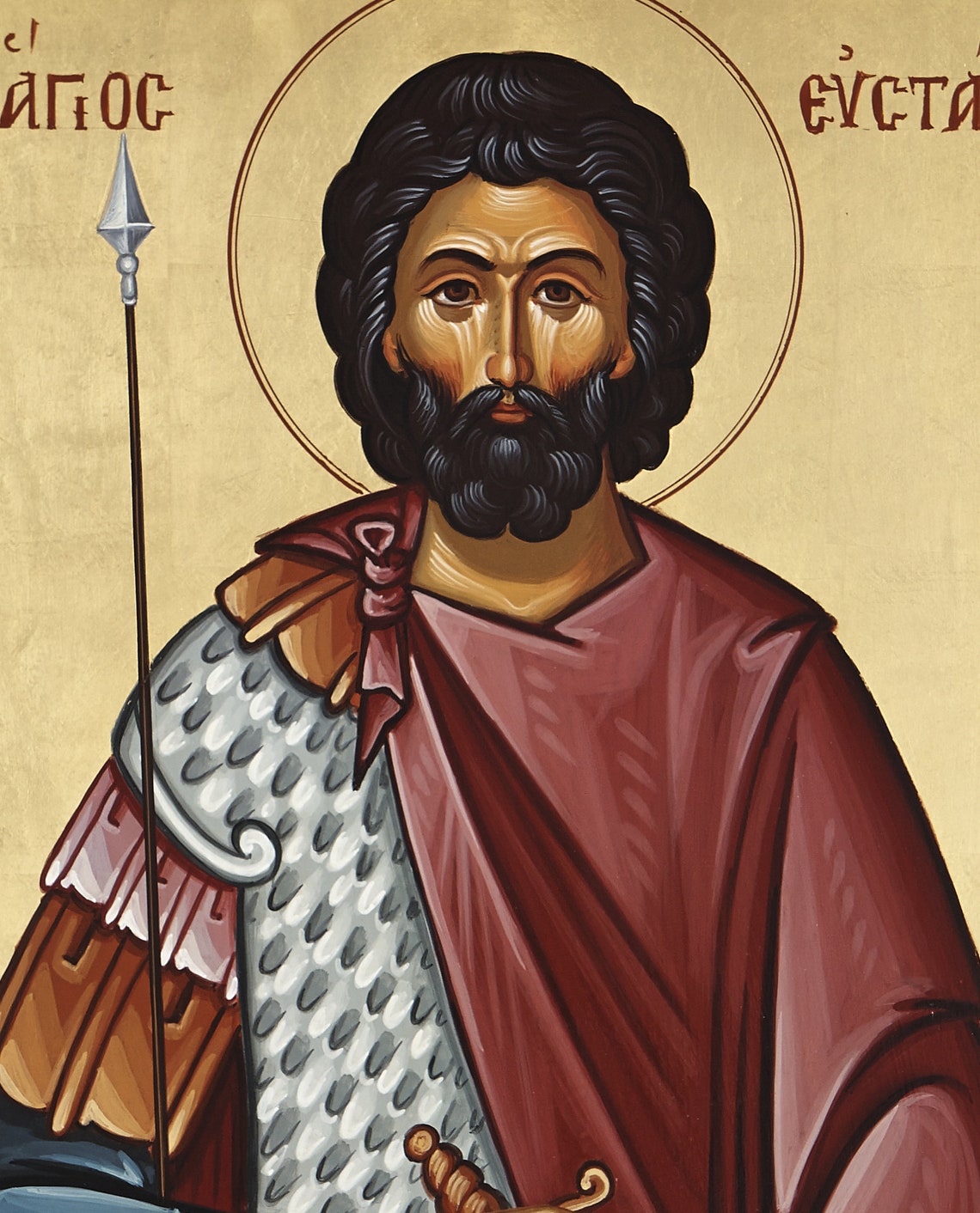 Saint Eustace the Roman St Eustace icon St Eustace of Rome | Etsy