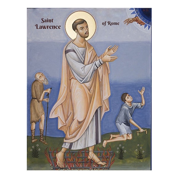 "saint Lawrence" Icon - Etsy