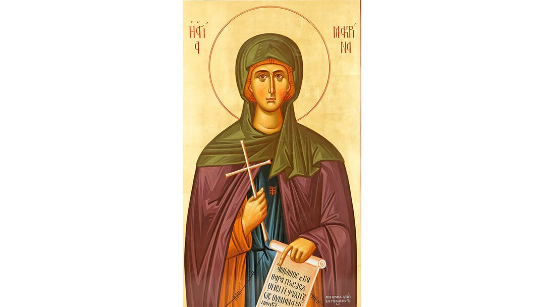 Saint Macrina Icon St Macrina the Younger Saint Makrina - Etsy