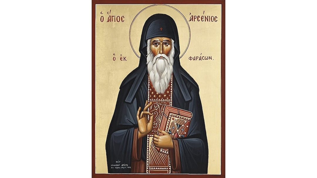 Saint Arsenios Orthodox Icon, Saint Arsenius, Father Arsenios the ...
