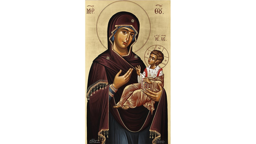 Virgin Mary Showing the Way Saint Mary the Odigitria Virgin - Etsy