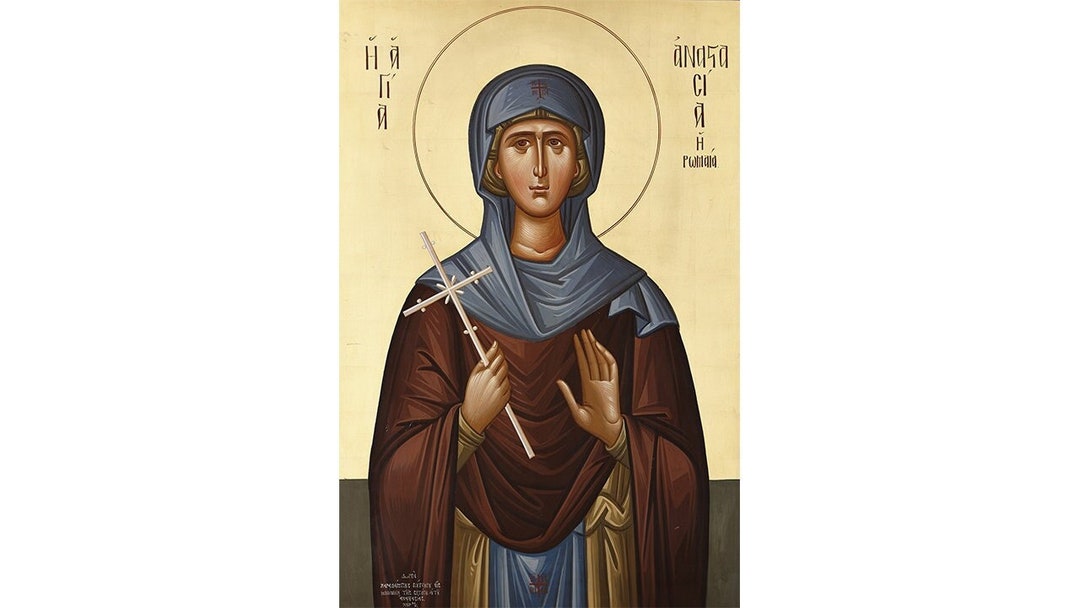Saint Anastasia Orthodox Prayer Icon, Saint Anastasia the ...