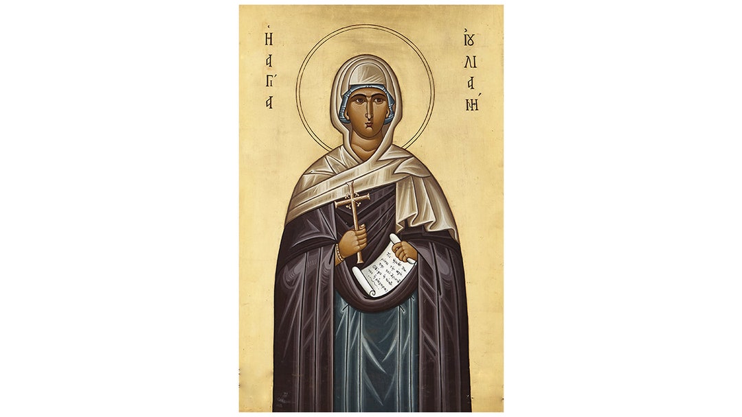 Saint Juliana of Nicomedia Saint Juliana Icon St Juliana - Etsy
