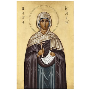 Saint Juliana of Nicomedia Saint Juliana Icon St Juliana - Etsy