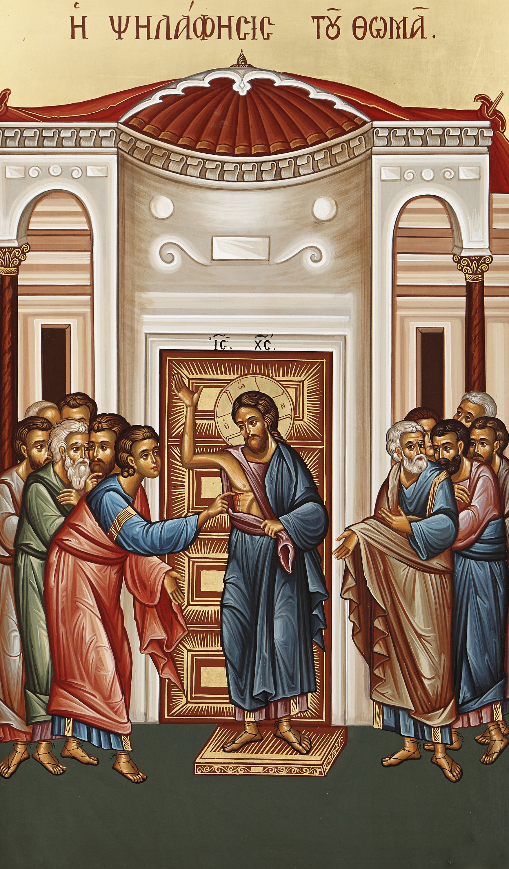 The Assurance of Thomas icon Believing not Doubting Doubting | Etsy