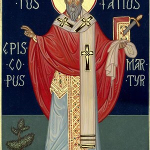 Saint Boniface, Saint Bonifatius Icon, Saint Boniface De Mayence ...