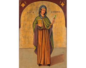 Saint Euphemia Icon - Etsy Ireland
