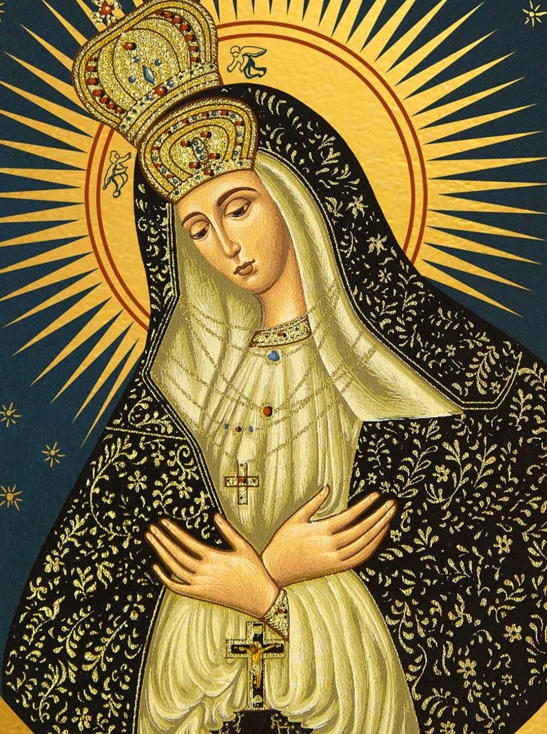 Our Lady the Gate of Dawn, Virgin Mary Lithuania Orthodox Icon, Our ...