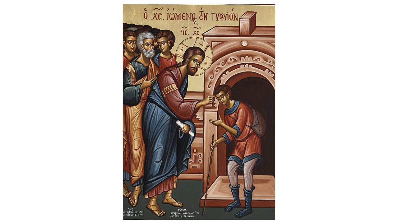 Jesus Healing Icon