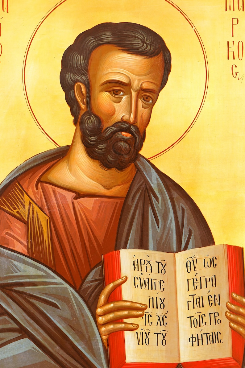 Apostle Mark Saint Mark Orthodox Icon Evangelist Apostle - Etsy