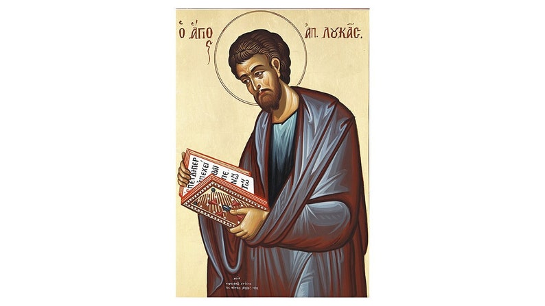 Saint Luke the Evangelist, Religious Icons, Luke the Apostle, Greek ...