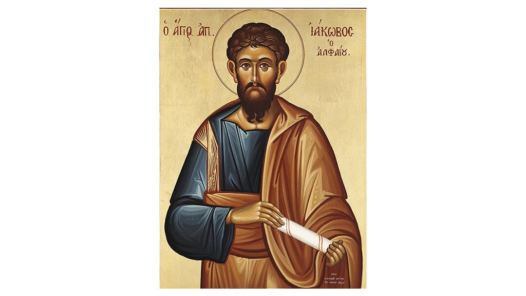 Saint James the Less Greek Orthodox Icon, St Jacob Son of Alphaeus ...