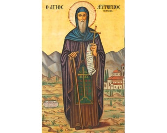 Saint Anthony Icon | Etsy