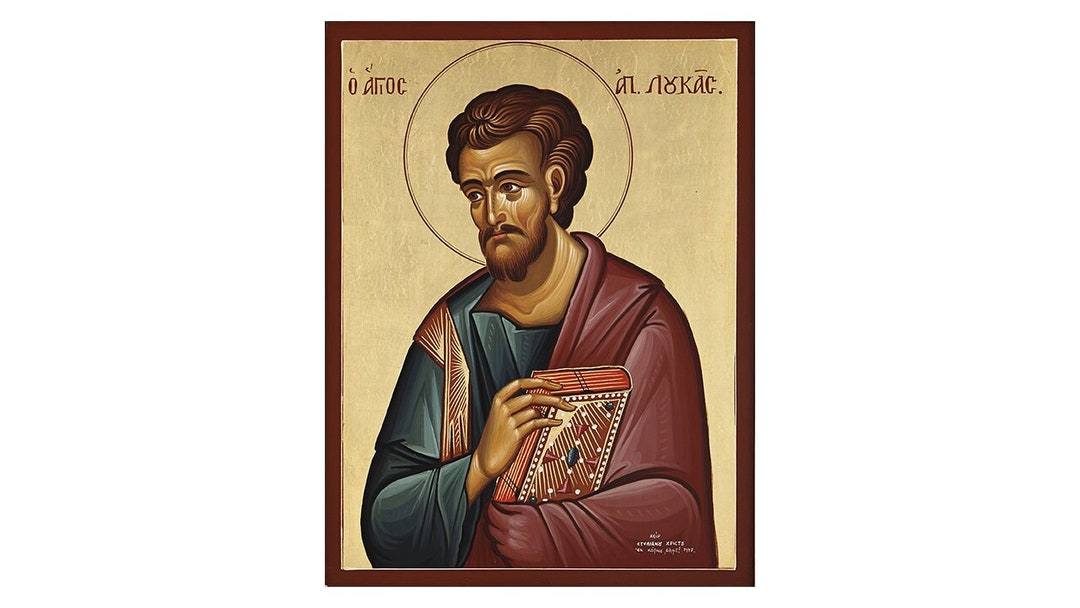 Saint Luke the Apostle, Orthodox Icon Saint Luke the Evangelist ...