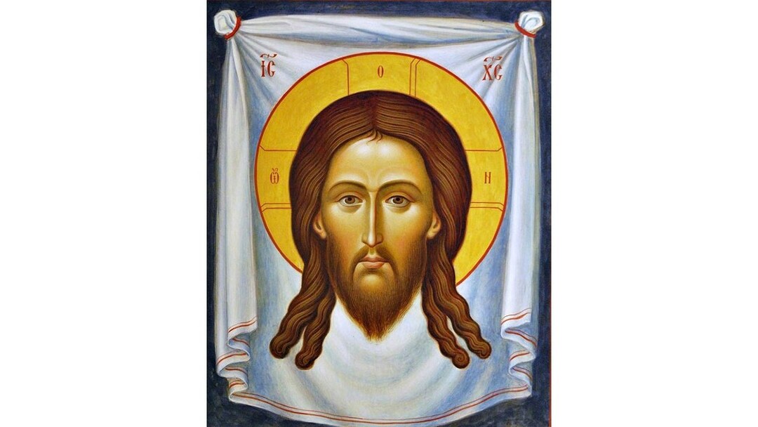 Holy Face Jesus Christ, the Veil of Veronica Orthodox Icon, Holy Veil Jesus, Christian Veil ...