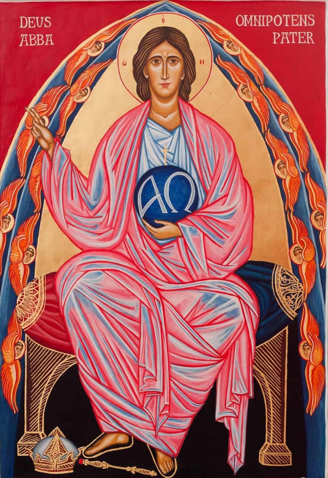 Deus Omnipotens Pater Abba Pater Icon Merciful God the - Etsy