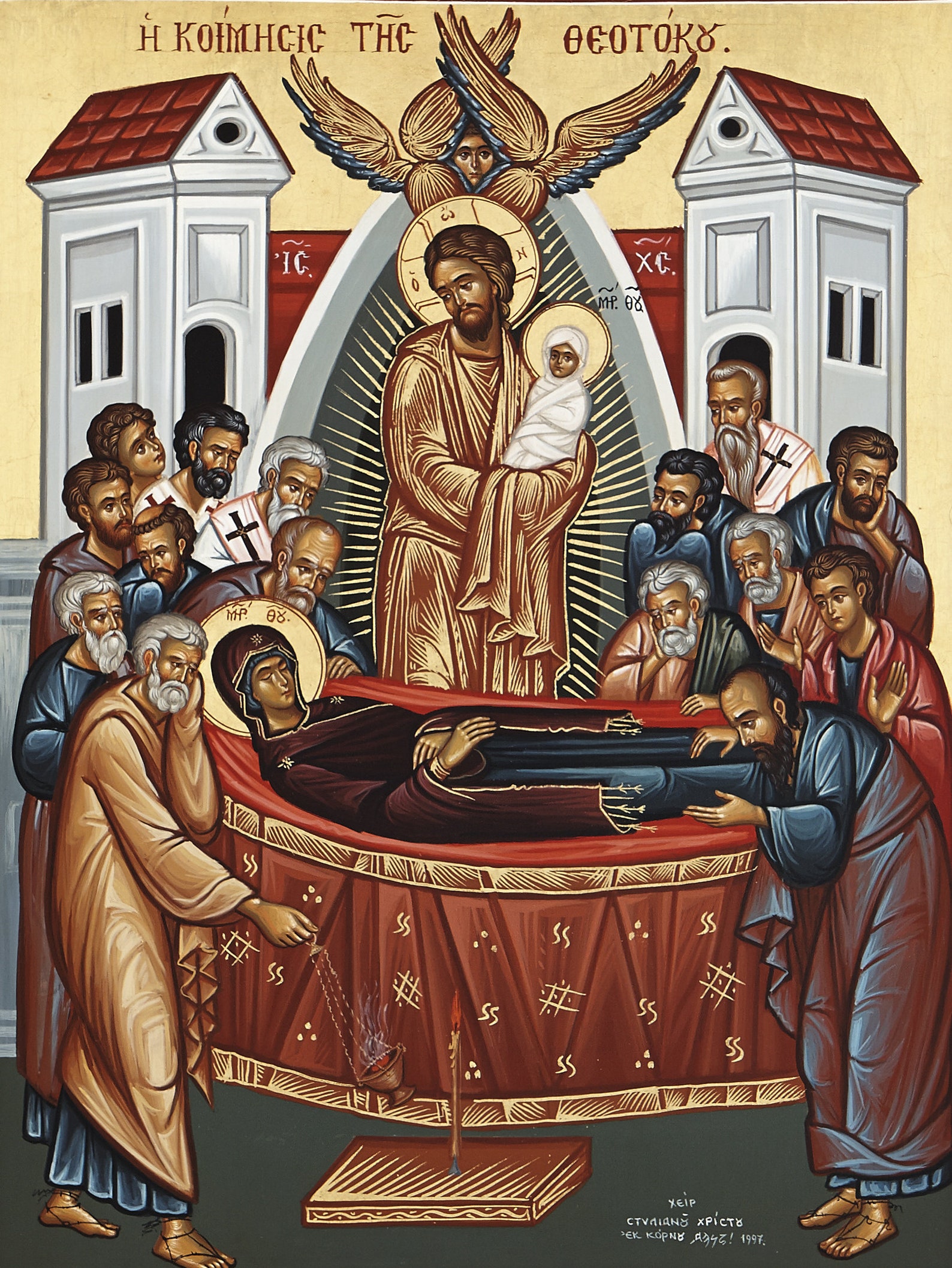 The Dormition of the Mother of God Feast of the Dormition | Etsy