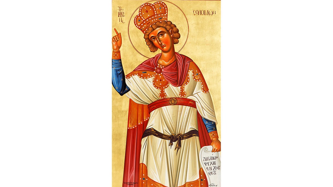 Prophet Saint Solomon Orthodox Icon King Solomon the Prophet - Etsy