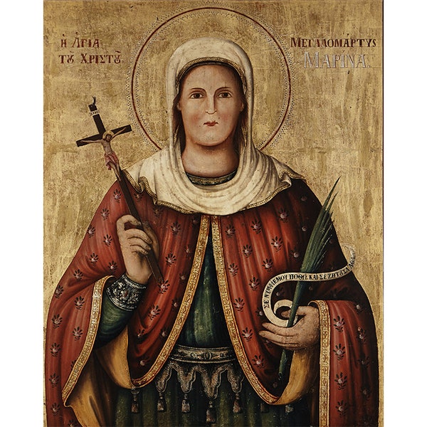 St. Marina of Antioch - Etsy