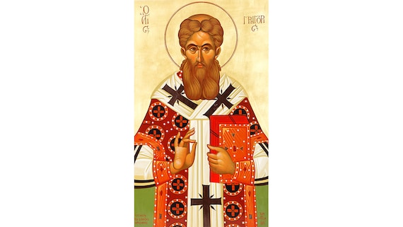 Saint Gregory Palamas St Gregory Icon Gregory Palamas - Etsy