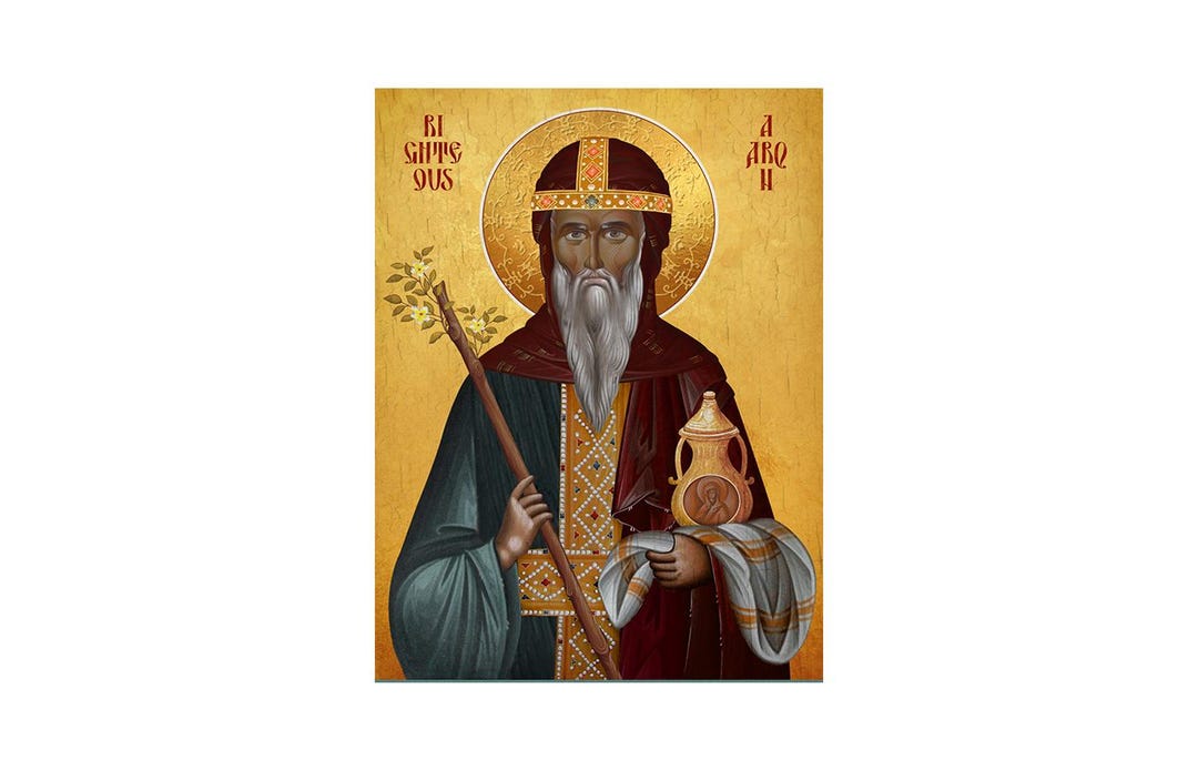Saint Aaron Orthodox Icon, St Aaron the First High Priest, Christian ...