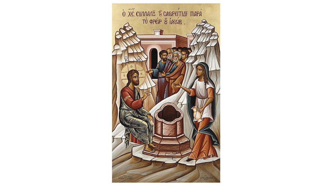 Saint Photini & Jesus at the Well, St Photini the Samaritan Woman, St ...