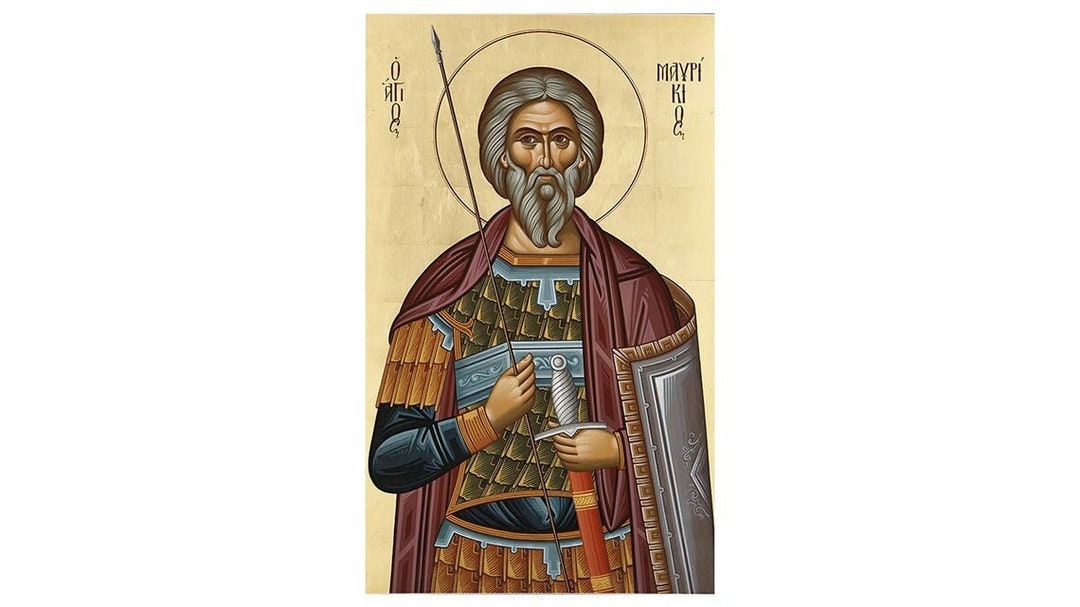 Saint Maurice Orthodox Icon, Saint Moritz, Saint Morris Icon, Saint ...