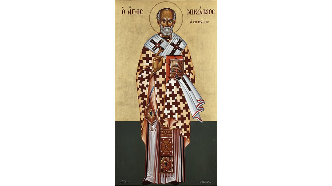 Saint Nicholas Orthodox Icon, Russian Orthodox St Nicholai, Saint ...