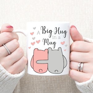 A Big Hug in a Mug Personalised Big Hug in a Mug Thinking of You Mug ...
