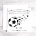 Football Design Birthday Card - Personalised Footballer Birthday Card ...