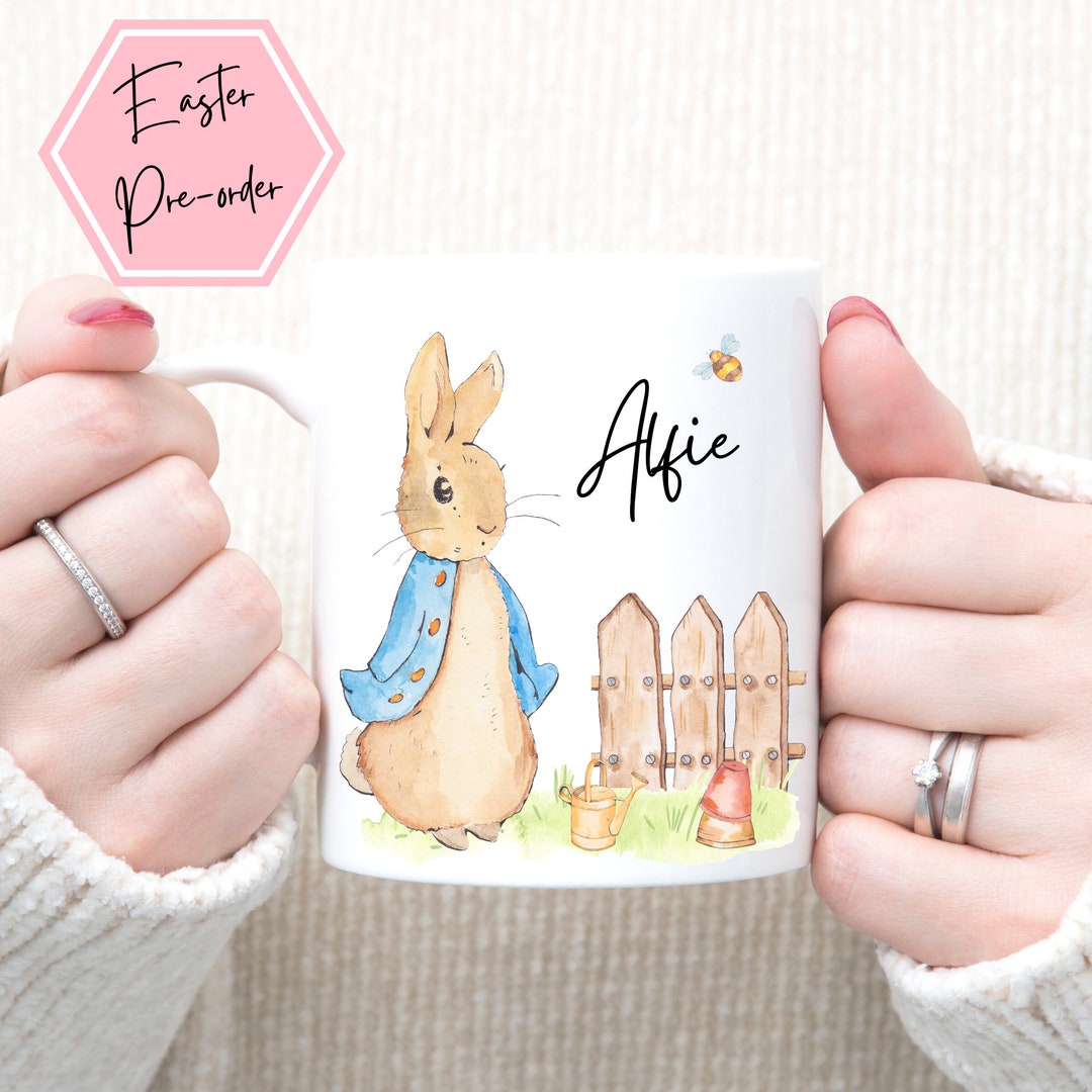 Personalised Bunny Rabbit Mug Bunny Rabbit Mug, Bunny Rabbit Mug Bunny ...