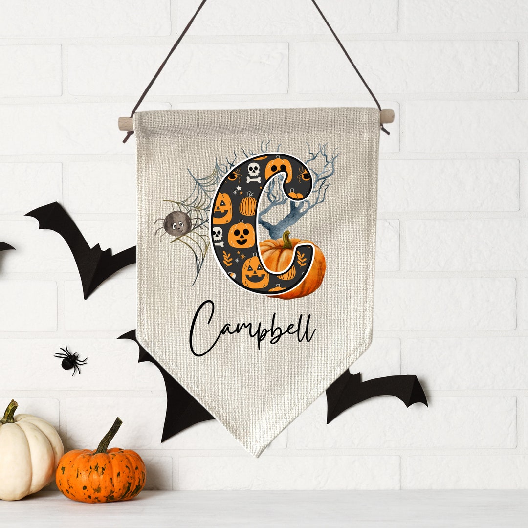 Halloween Nursery Pennant, Halloween Nursery Decor, Halloween Pennant ...