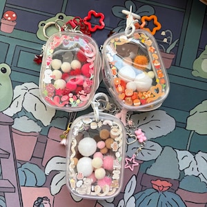Clear Bag Keychain | Clear Pouch Display Keychain - Etsy