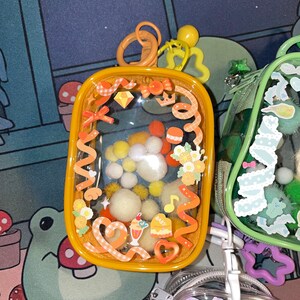 Clear Bag Keychain Clear Pouch Display Keychain - Etsy