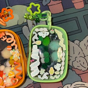 Clear Bag Keychain Clear Pouch Display Keychain - Etsy