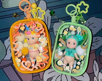 Clear Bag Keychain Clear Pouch Display Keychain - Etsy