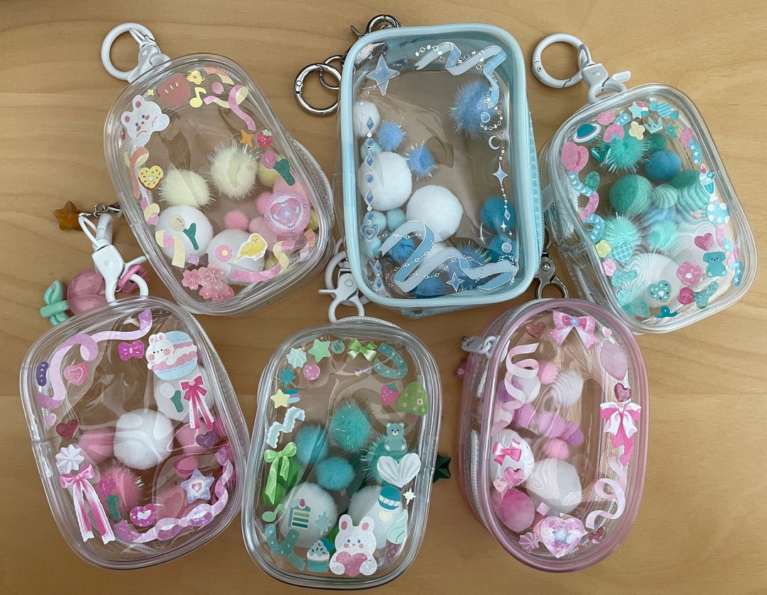 Clear Bag Keychain Clear Pouch Display Keychain B GRADE POUCHES - Etsy