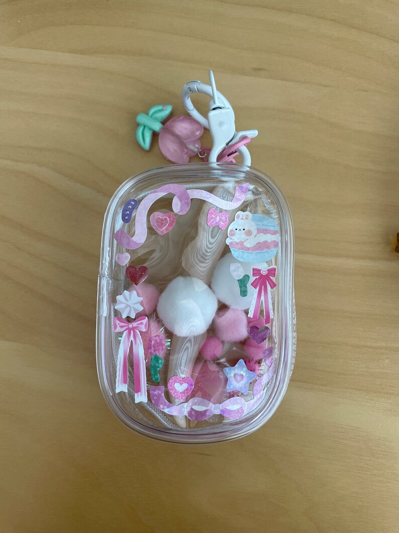 Clear Bag Keychain Clear Pouch Display Keychain B GRADE POUCHES - Etsy
