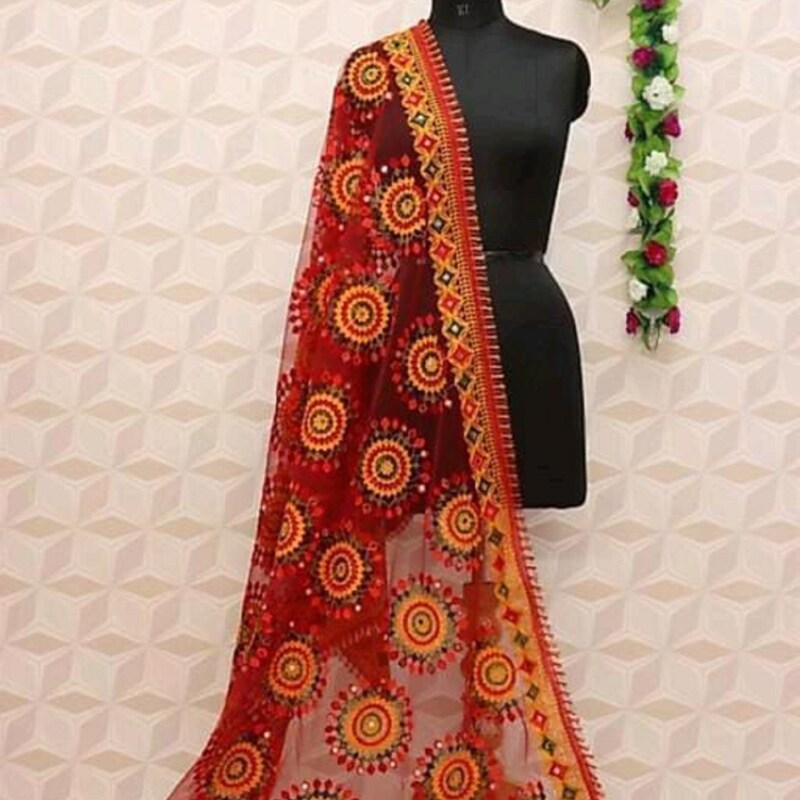 Indian Chunni - Etsy