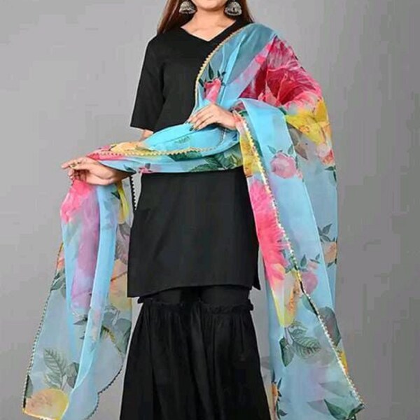 Yellow Dupatta - Etsy