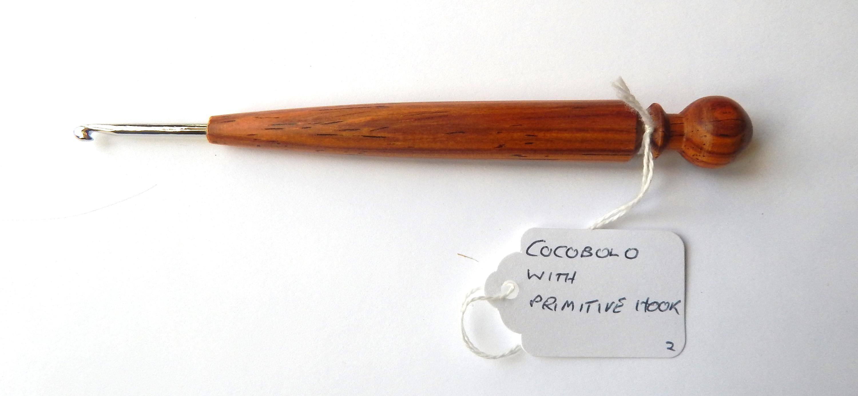 Pencil Style Rug Hook Made From Cocobolo Wood With a Size Primitive ...