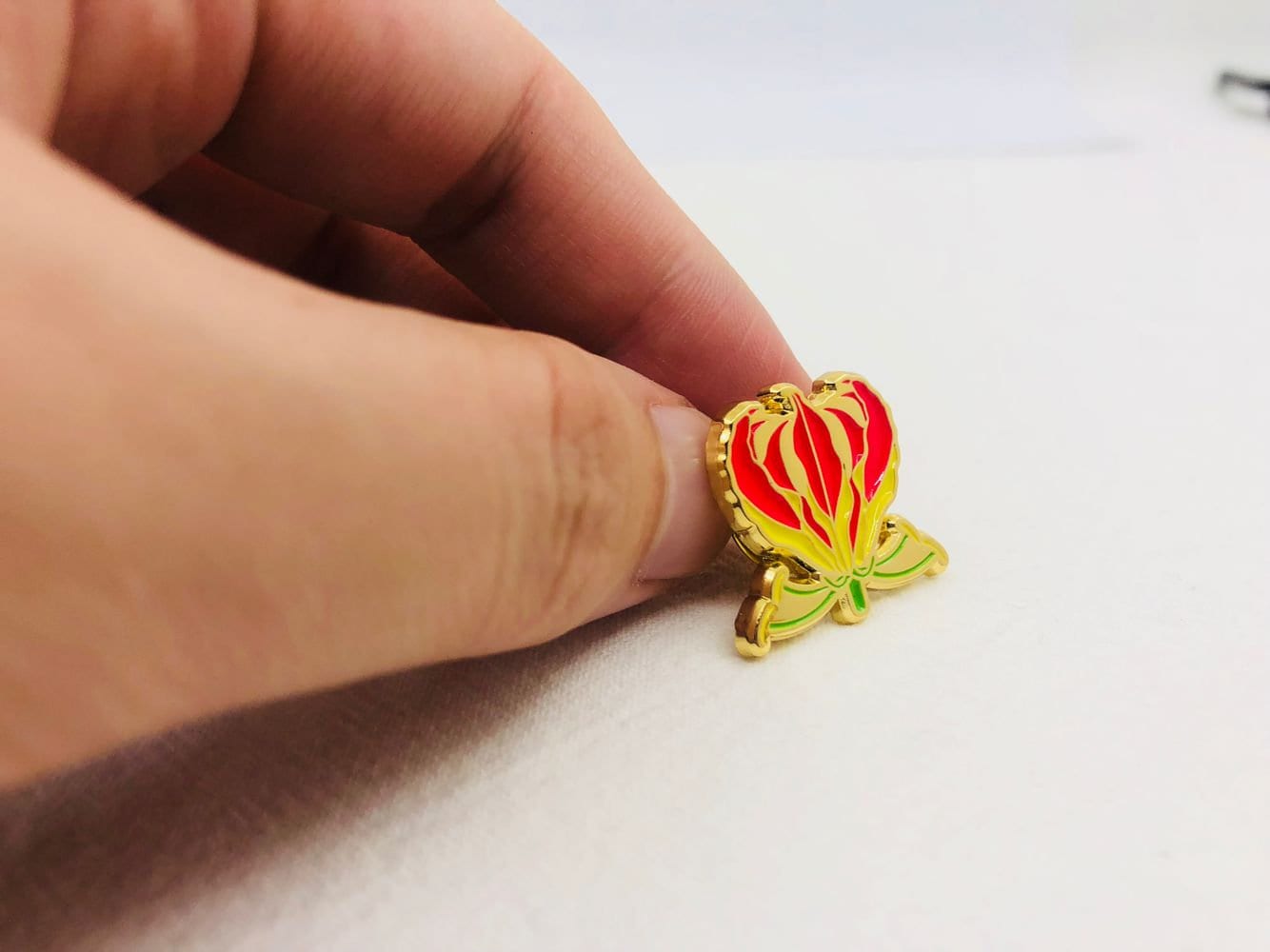 Kaarthikai Poo Badge - Etsy UK